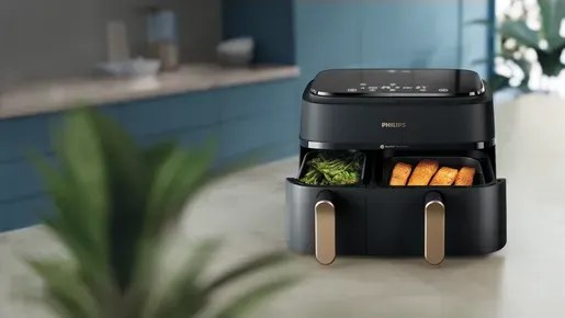 Philips 3000 Series Fritéza Airfryer se dvěma košíky NA352/04