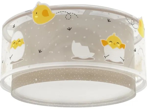Dalber 76876 - Dětské stropní svítidlo BABY CHICK 2xE27/15W/230V