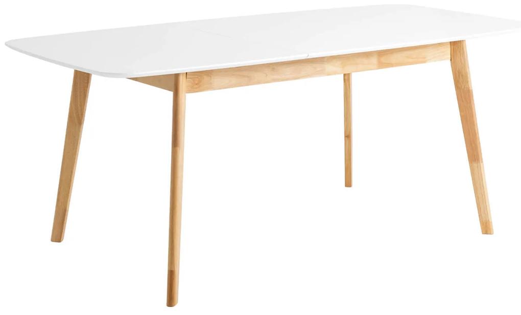 Rozkládací stůl kennan 120 (150) x 80 cm bílý MUZZA