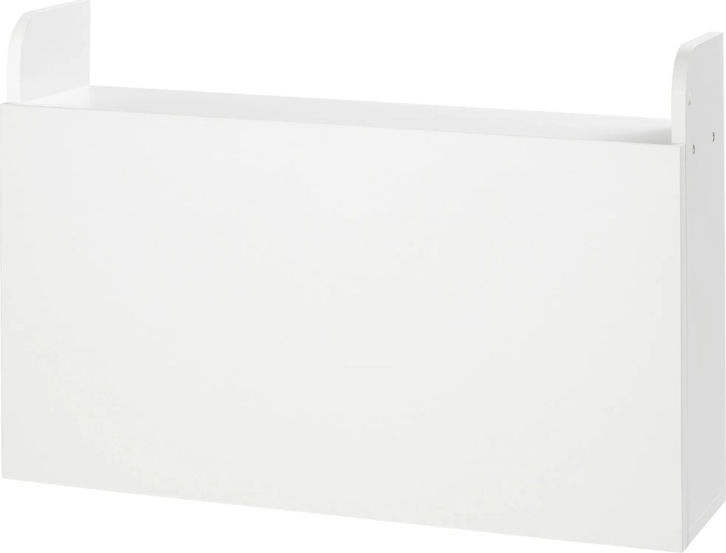 HOMCOM Závěsný skládací počítačový stůl se policí - 77 x 20 x 51 cm