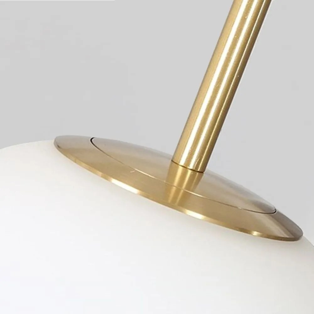 Toolight - Závěsná lampa 3xE27, zlatá-bílá, OSW-08193