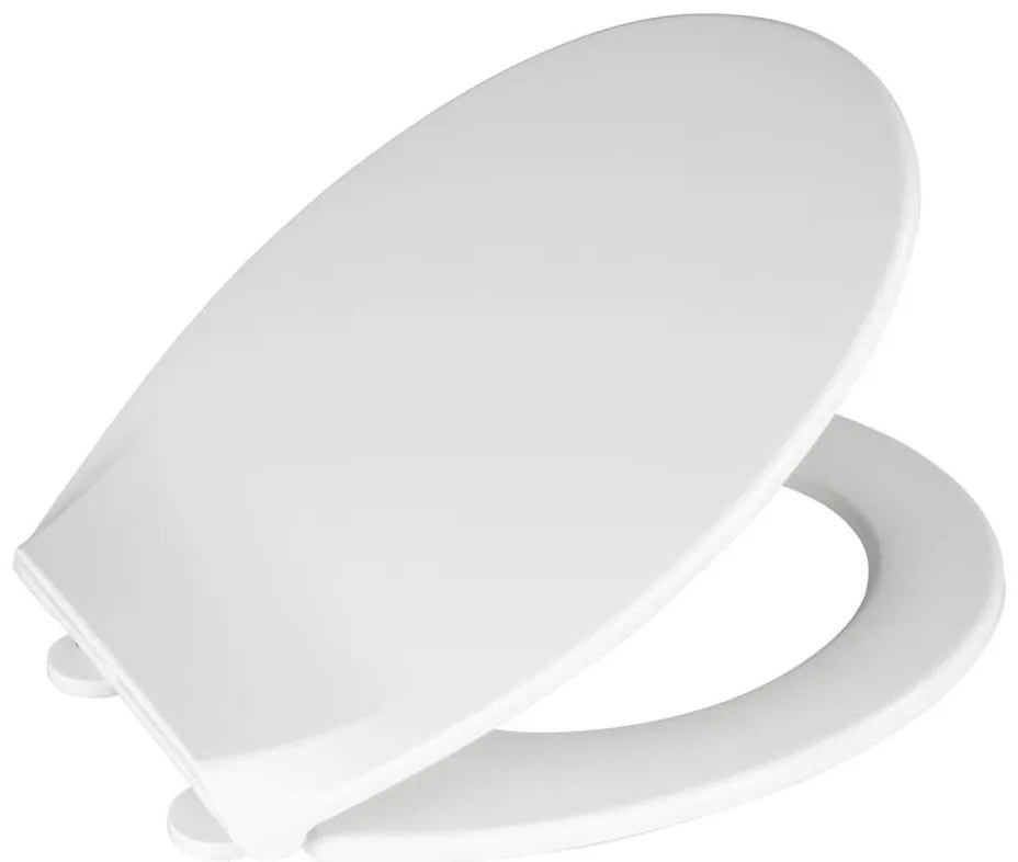 WENKO 21901100-WC sedátko KOS 44x37 cm bílá/stříbrná 21901100