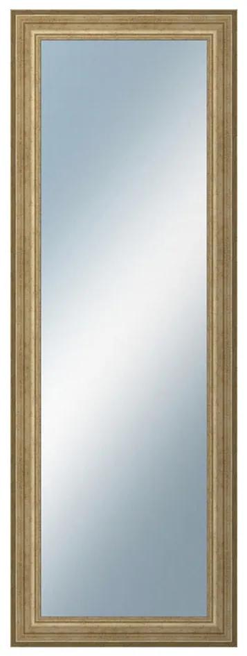 DANTIK - Zarámované zrcadlo - rozměr s rámem cca 50x140 cm z lišty HRAD stříbrná patina (2823)