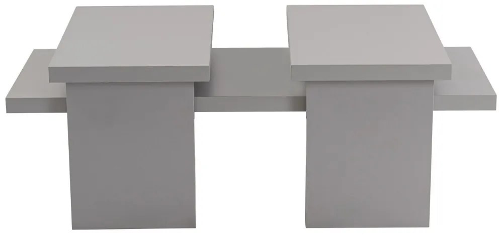 Designový konferenční stolek Xanthe 110 cm šedý