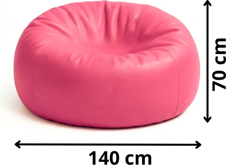 Sedací vak koule růžová EMI