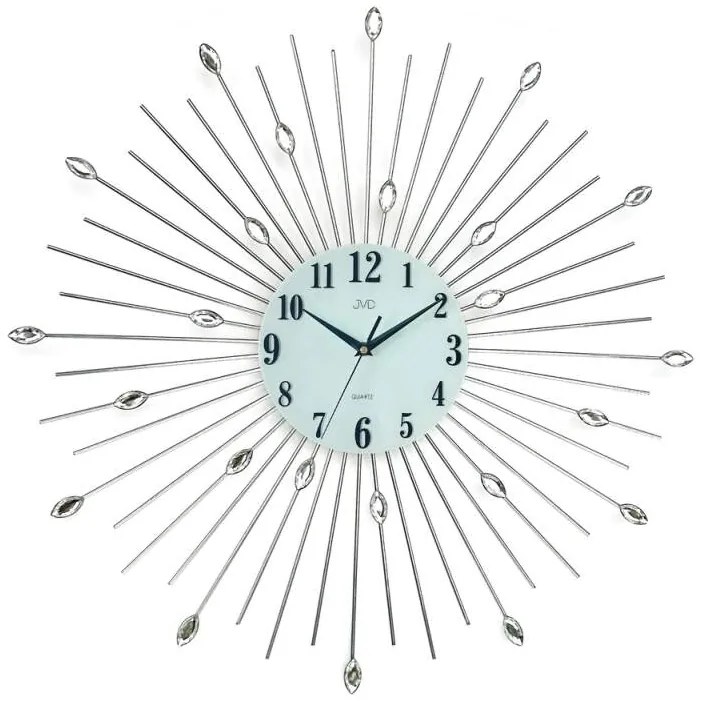 JVD Luxusní kovové nástěnné designové hodiny JVD HJ118