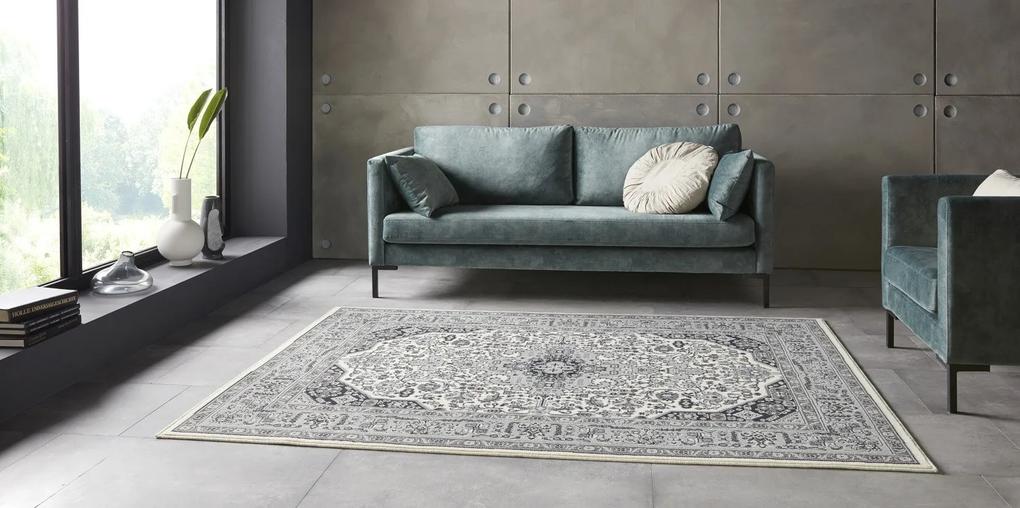 Nouristan - Hanse Home koberce Kusový koberec Mirkan 104437 Cream - 80x250 cm