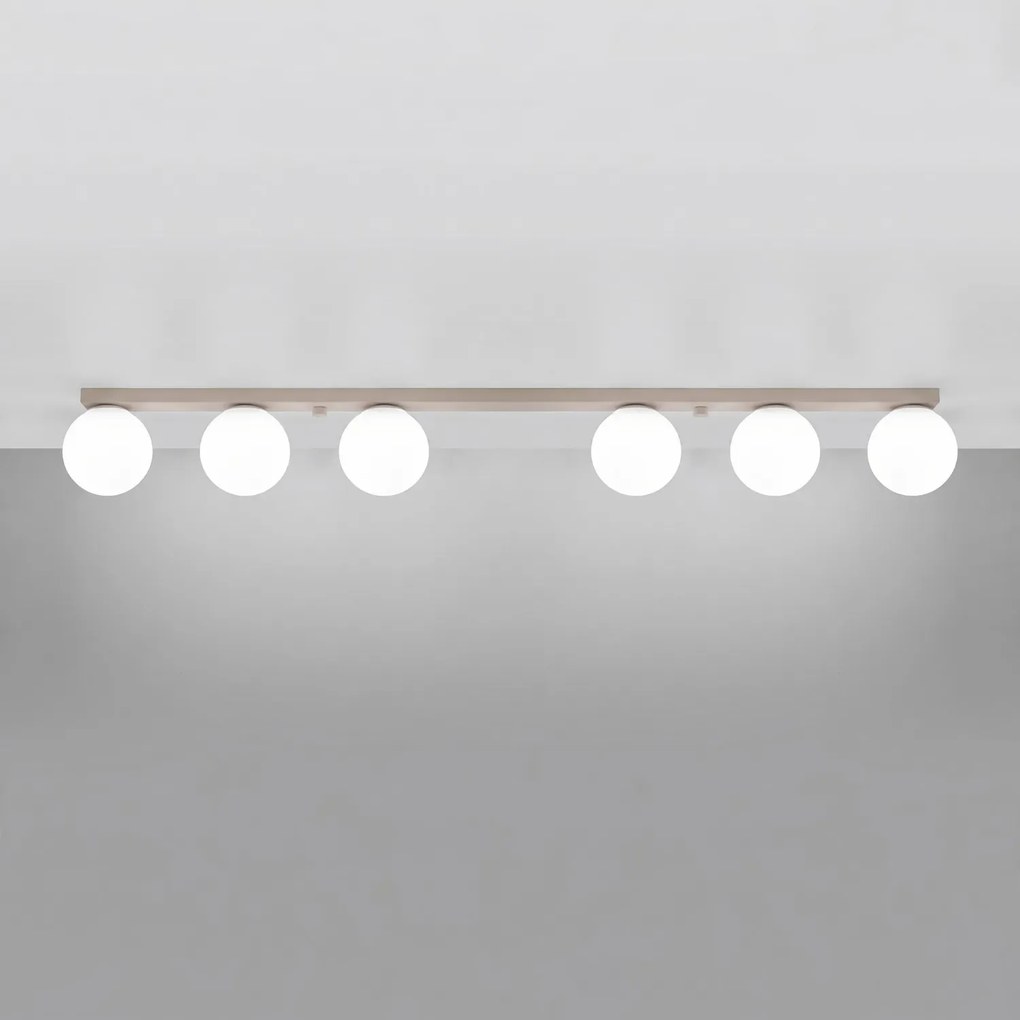 Sollux Lighting Stropní svítidlo YOLI 6 taupe