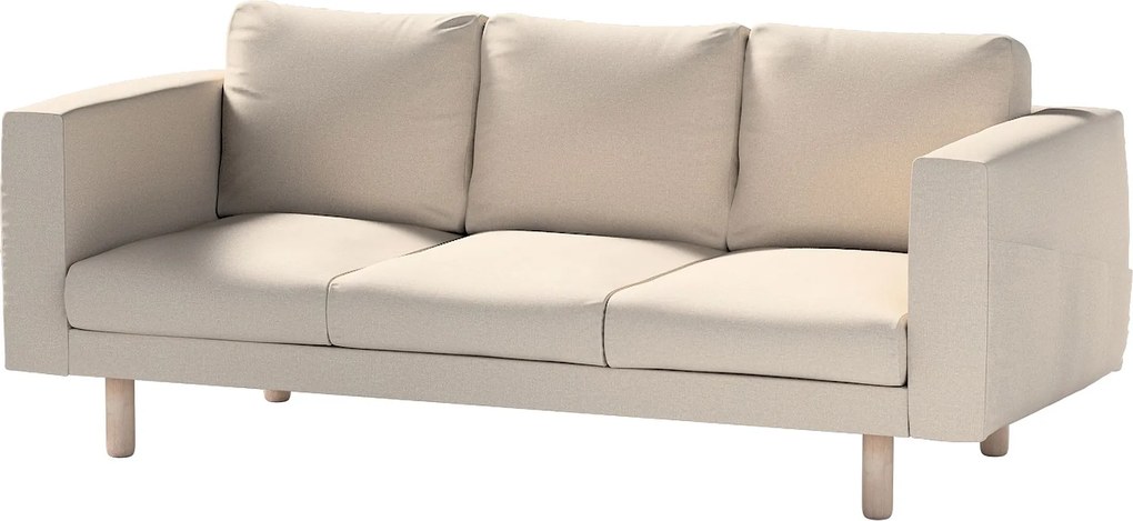 Potah na pohovku IKEA Norsborg 3-místná barva šedá látka pletený vzor