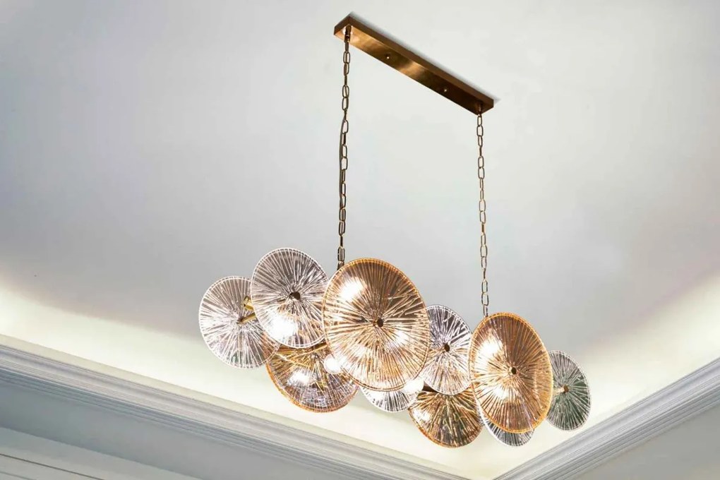 Designové závěsné svítidlo Adeline 100 cm zlaté
