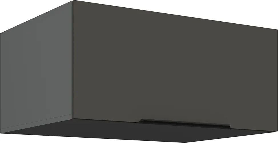 ARIA pi | horní skříňka 80 NAGU-36 1F výklopná | 80 cm | HLUBOKÁ | ANTI FINGERPRINT povrch | antracit/šedá grafit