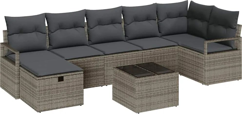 Set pohovek 4 ks polyratan 3360540