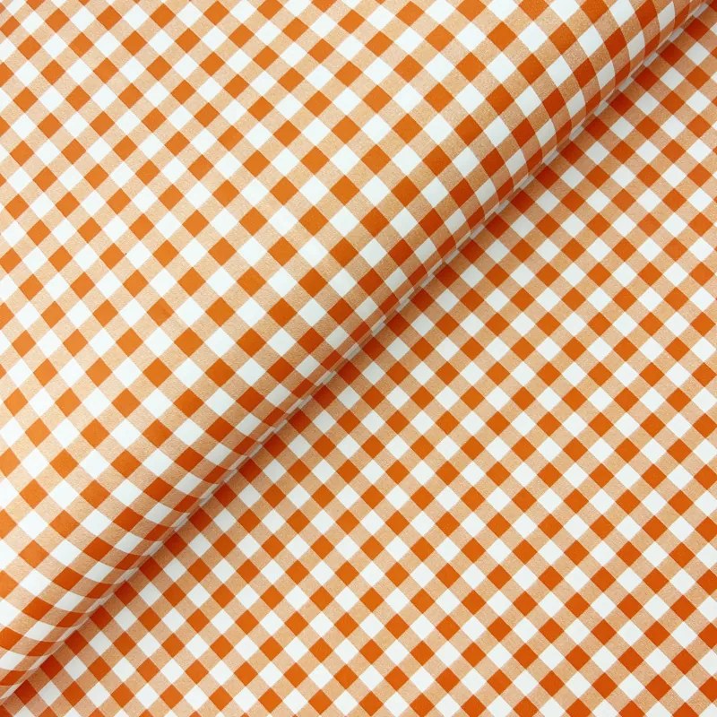 Ubrus PVC Mirabella DC-7400G - Kostičky oranžové 140cm x 20m