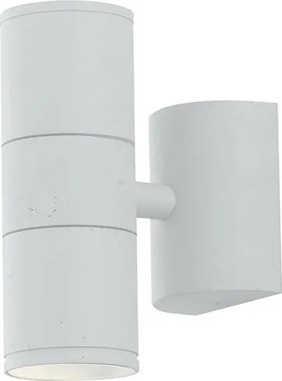 FAN I-JUMP-AP2 BCO Venkovní nástěnné svítidlo Jump, bílé, 2 x GU10, IP44, 16 x 11 x 6 cm - FANEUROPE
