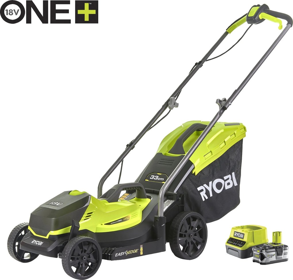 Ryobi RLM18X33B40 18V Akumulátorová sekačka na trávu šířka záběru 33cm (4.0Ah)