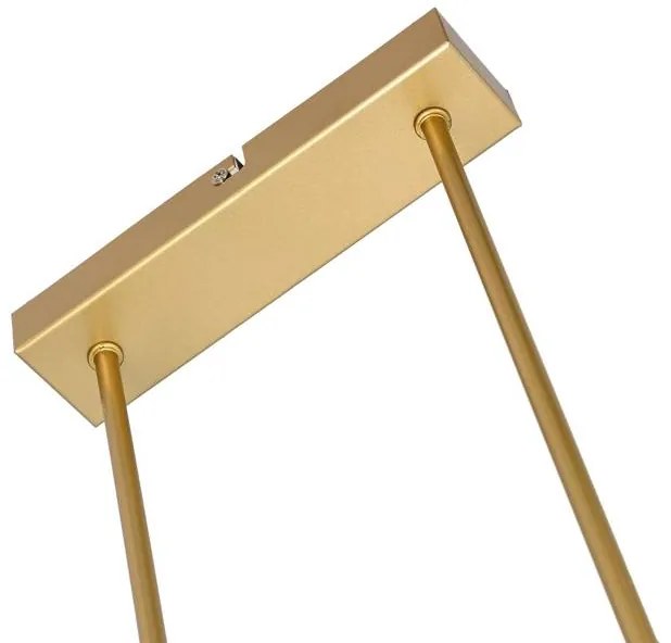 Mosazný závěsný lustr Kama pro žárovku 4x G9  - Candellux