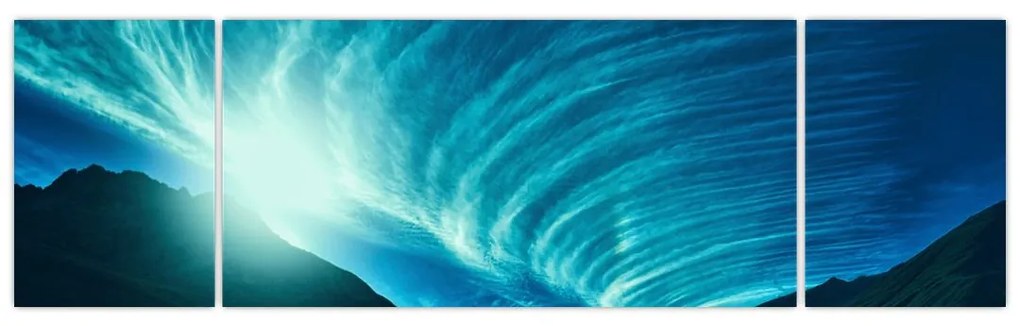 Obraz - Vlna z mraků (170x50 cm)