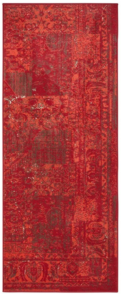 Hanse Home, Kusový koberec Celebration 103467 Plume Red, 80x250, červená, chodba / předsíň