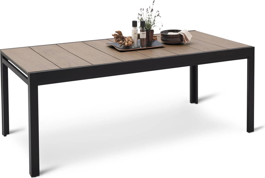 Tchibo - Rozkládací zahradní stůl se stolní deskou Duraboard, cca 200–300 cm