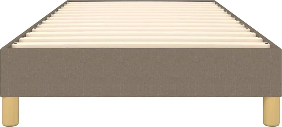 Rám postele s boxspringem taupe 90x200 cm textil 3120586