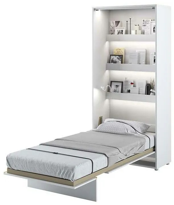 Lenart výklopná postel Bed Concept BC-03 (90) - bílý lesk