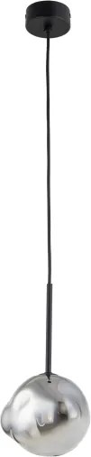 Brilagi - Lustr na lanku VULCANO 1xG9/8W/230V pr. 15 cm černá/kouřová černá