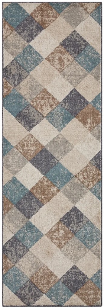Hanse Home, Kusový koberec Terrain 105598 Bakke Cream, 80x200, vícebarevná, ložnice