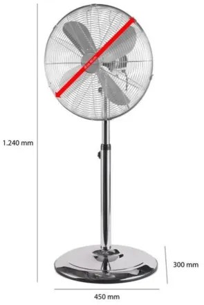 ProfiCare VL 3064 MS stojanový ventilátor, 40cm