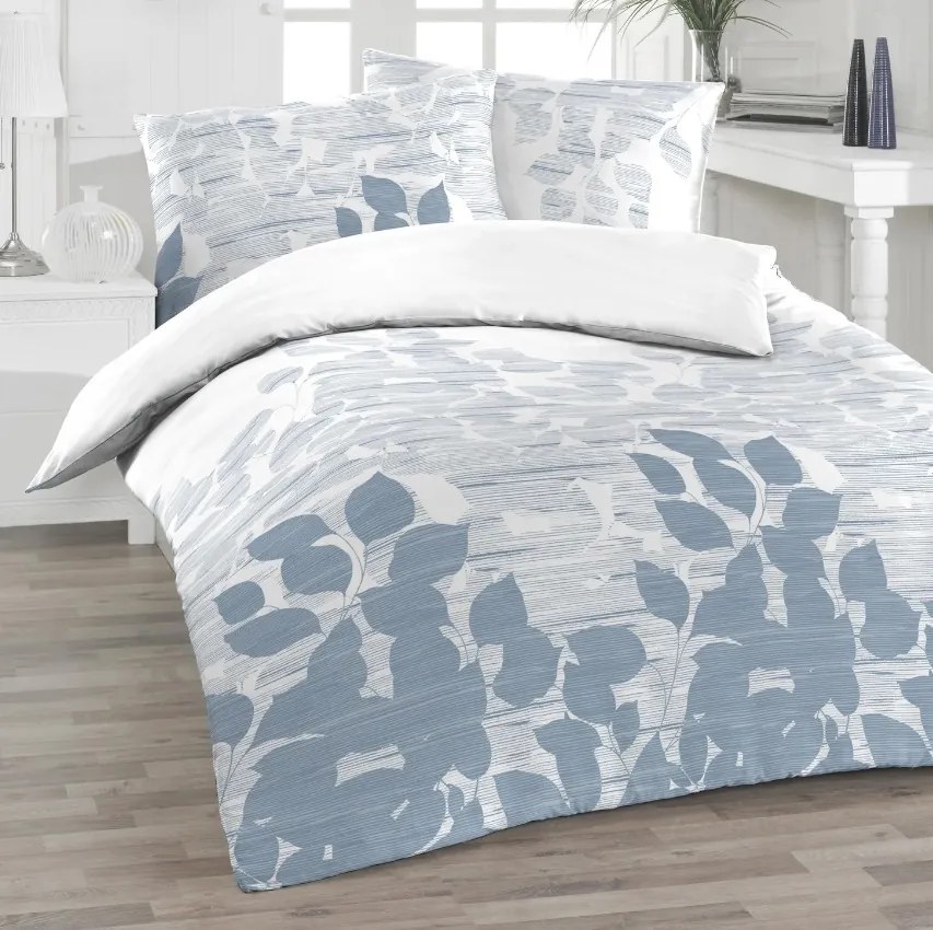 Florella Flanelové povlečení Barlin Jeans Rozměr: 70x90 + 140x200 cm