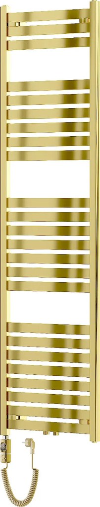 Mexen Uran, elektrické topné těleso 1800x500 mm + topná tyč 900 W, zlatá lesklá, W105-1800-500-2900-50