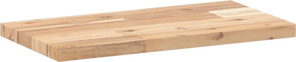 Plovoucí police 2 ks 60 x 20 x 2 cm neošetřené akáciové dřevo 3279340