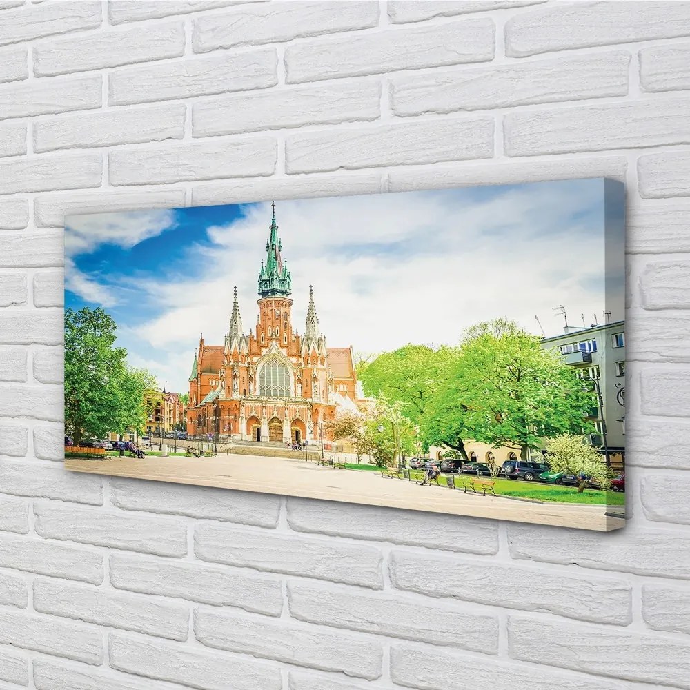 Obrazy na plátně Katedrála Krakow 100x50 cm
