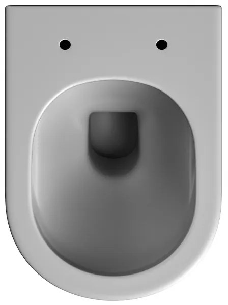 BPS-koupelny Závěsná WC mísa se SoftClose sedátkem HYD-7287, šedá mat