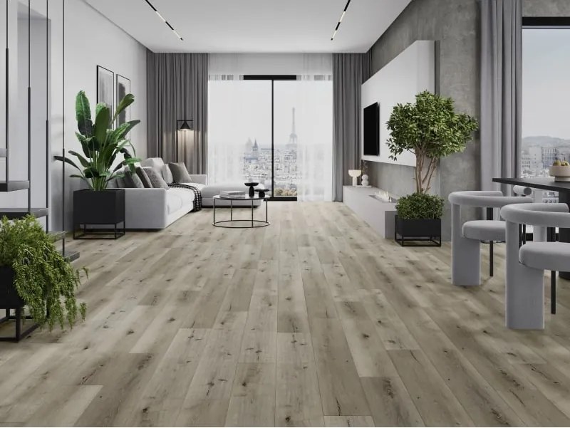 Mexen Bevil Oaks vinylové panely 1240 x 182 mm SPC 6,5 mm, podložka IXPE 1,5 mm, 4 V-drážka, Dub - F1036-1240-182-505-4V1-01