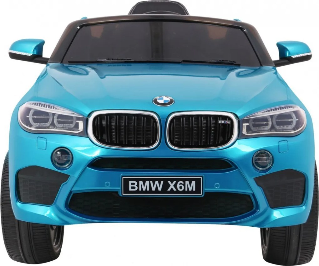 Ramiz Dětské elektrické autíčko BMW X6M lakované - modré SUV + dálkové ovládání