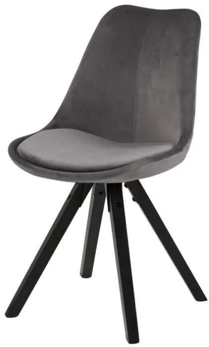 Jídelní židle Edima VII Dark grey mikro