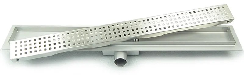 BPS-koupelny Sprchový odtokový žlab DL01 QUBE G3 HYD-2641 50 cm, satén