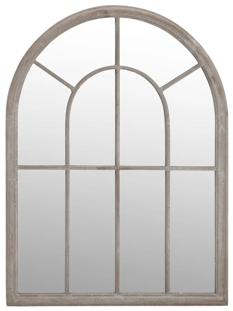 vidaXL Zrcadlo černé 70 x 30 cm železo do interiéru