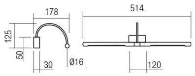Redo 01-3466 - LED Obrazové svítidlo KENDO LED/11W/230V 51,4 cm CRI 92 bílá