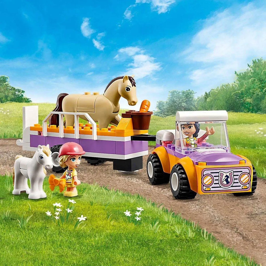 LEGO FRIENDS Přívěs s koněm a poníkem 42634 STAVEBNICE 2242634