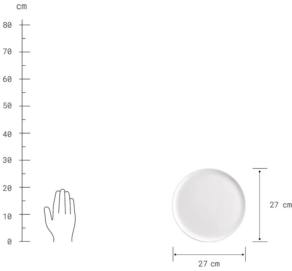 Butlers NATIVE Sada nádobí 16 ks - bílá
