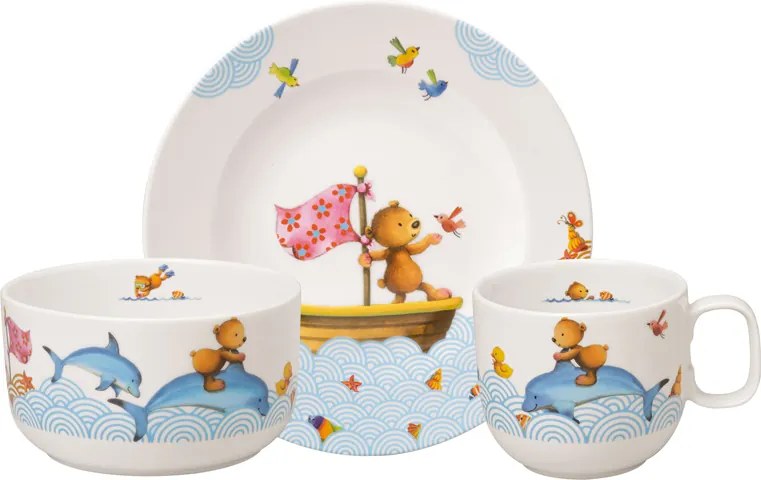 Villeroy&Boch Villeroy & Boch Hungry as a Bear sada dětského porcelánu, 3 ks