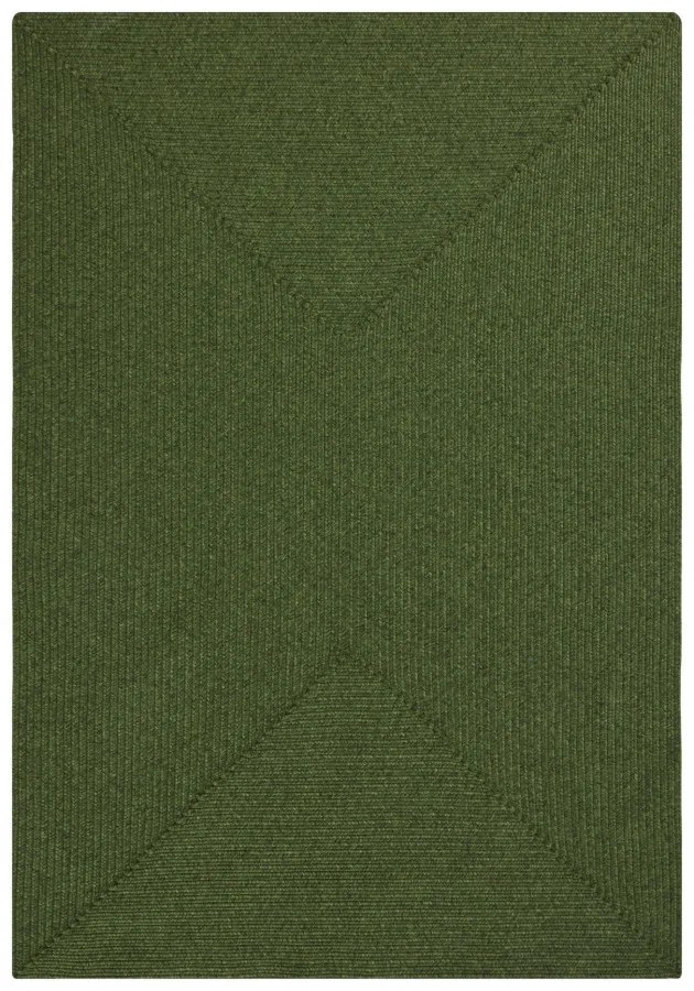 Hans Home | Kusový koberec Braided 105554 Green – na ven i na doma - 80x200