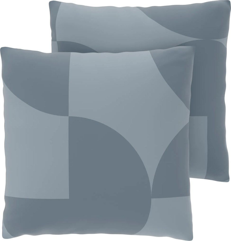 Livarno® Potah na polštář Renforcé, 50 x 60 cm, 2 kusy (antracitová)