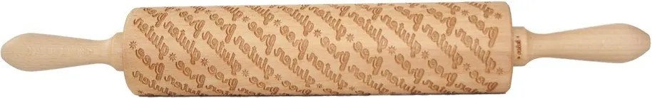 Dřevěný embosovaný váleček Gluten Free – Valek