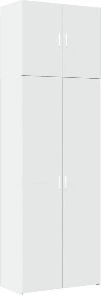 Skříň highboard bílá 80 x 42,5 x 249 cm kompozitní dřevo 3281364