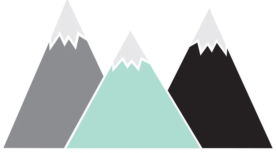 Nástěnná samolepka Dekornik Pastel Mountains, 150 x 83 cm
