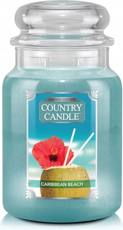 Velká svíčka Caribbean Beach Country Candle