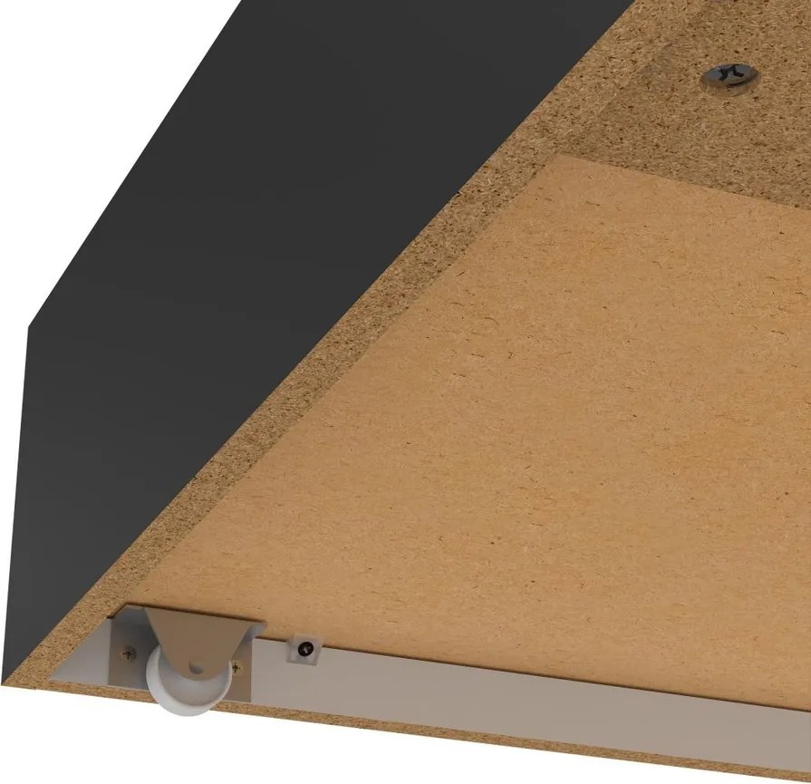 Zásuvky pro postel Simplicity - šířka 99 cm, 2 ks, černý mat