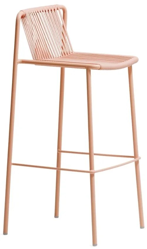 OnaDnes -20% Pedrali Růžová kovová barová židle Tribeca 3668 77,5 cm